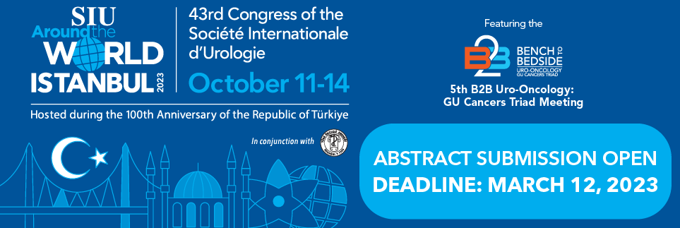 SIU 2023 Abstract Submission is Open! | Société Internationale d'Urologie